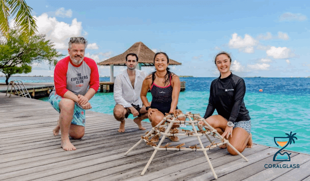 Coral Glass - Sheraton Maldives Celebrates Milestone Coral Frame ...