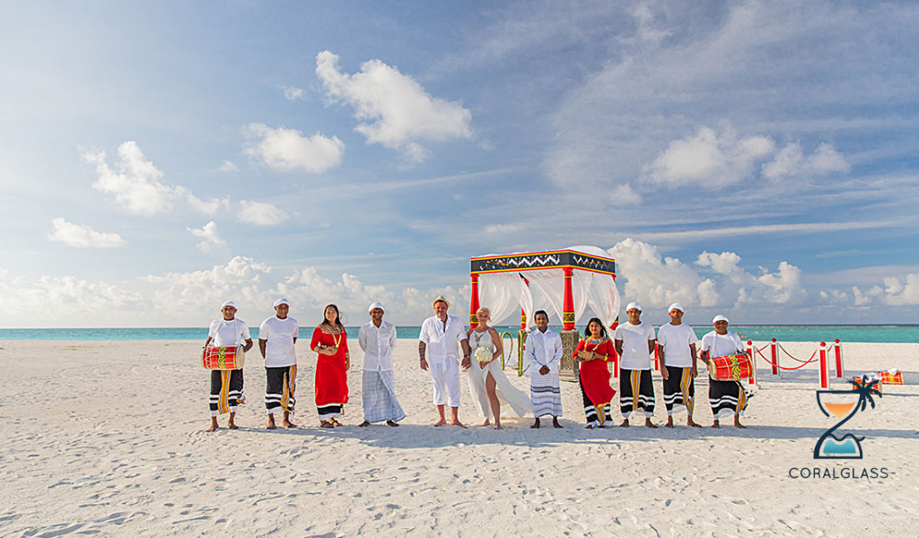 Coral Glass - ‘I Do’ A thousand Times Over at Meeru Island